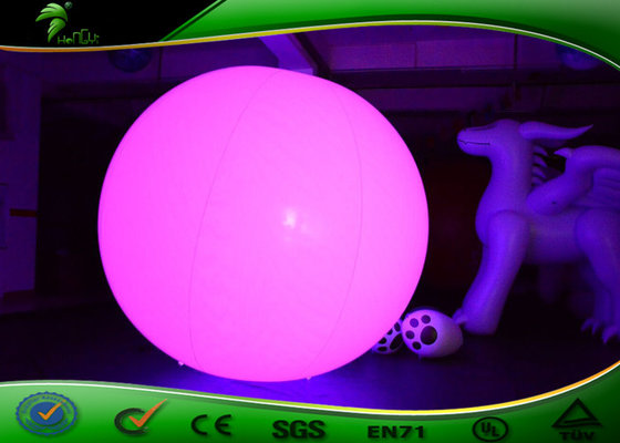 Inflatable Lighting Decoration , PVC Colorful Inflatable Balloon Decoration With LED Lighting , Inflatable LED Ball