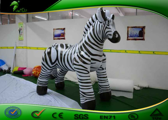 Durable Inflatable Cartoon Characters Replica Inflatable Zebra Horse Cartoon