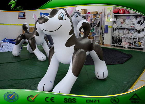 Water Proof Inflatable Cartoon Characters Black Blow Up Inflatable Dog