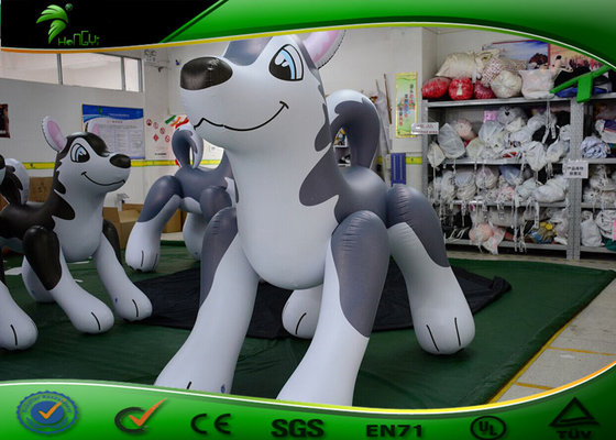 Husky Dog Inflatable Gray Husky Inflatable Cartoon For Sale Giant Inflatable Dog