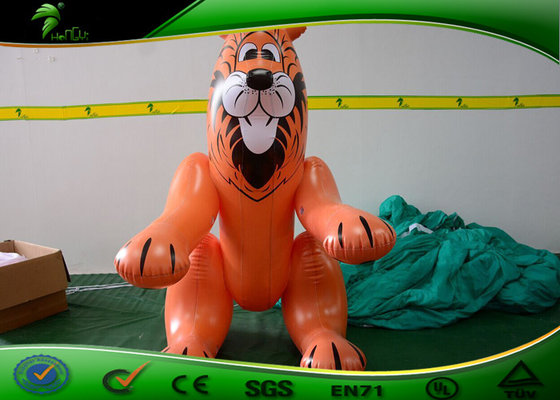 Outdoor Inflatable Cartoon / Inflatable Lion With UV Printing / Inflatable Animal Model