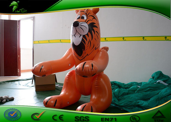 Outdoor Inflatable Cartoon / Inflatable Lion With UV Printing / Inflatable Animal Model