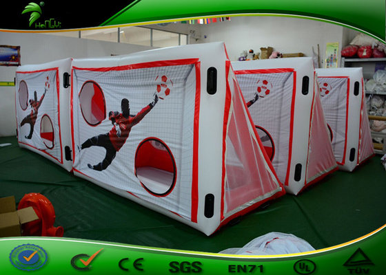 Race Outdoor Inflatable Soccer Field / Inflatable Football Gate Field