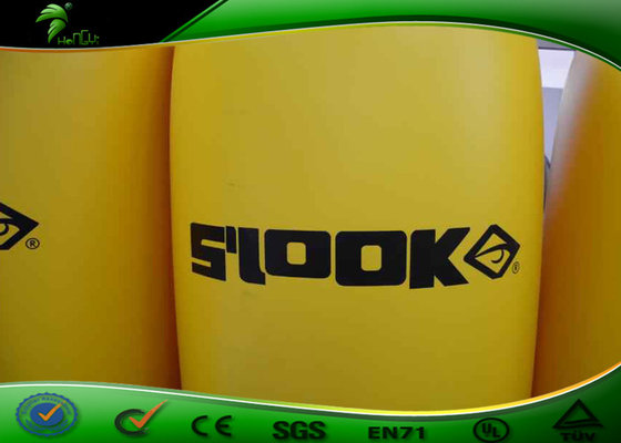Cylinder Yellow Inflatable Water Toys Inflatable Floating Buoy Customized Swim Buoy