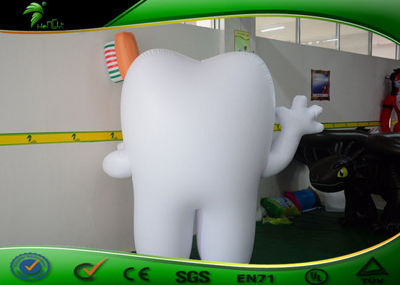 Customized Inflatable Advertising Balloon, Inflatable Tooth With Inflatable Toothbrush For Promotion