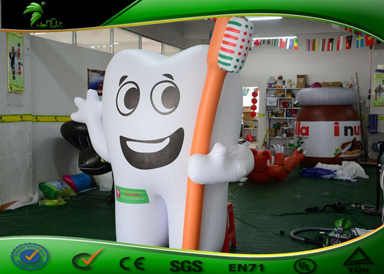 Customized Inflatable Advertising Balloon, Inflatable Tooth With Inflatable Toothbrush For Promotion