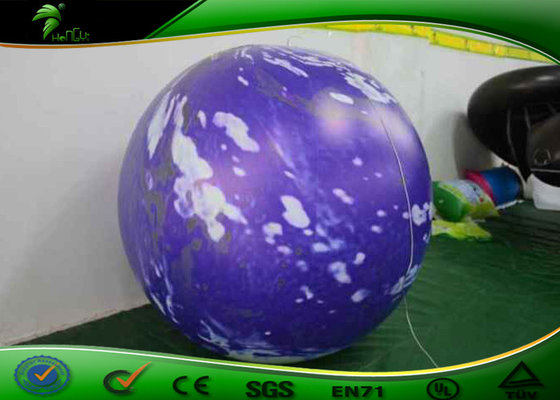Custom Inflatable Advertising Ball Hanging / Inflatable Planet Balloons Event Decors