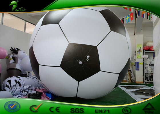 PVC Inflatable Advertising Balloons Football Giant Soccer Balloon For Advertising
