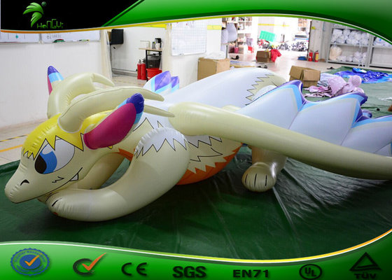 Cute Cartoon Giant Inflatable Flying dragon With PVC For Decorationc