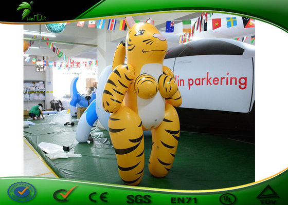 Customized PVC Inflatable Tiger Model Sex Inflatable Tiger Girl For Decoration