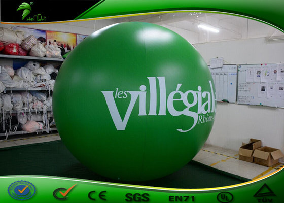 Large Advertising Inflatable Lighting Decoration Flying Helium Balloon PVC Material