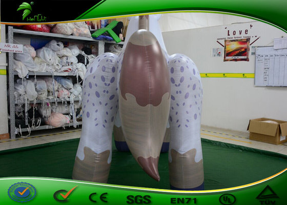 Red / Blue / White Inflatable Cartoon Racing Horse For Advertisement Digital Printing