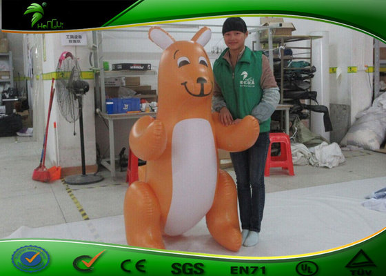 Lovely 1.5M Inflatable Cartoon Characters Little Inflatable Kangaroo Kids Toys