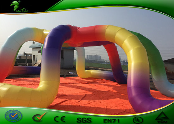 Colorful Customized Large Inflatable Garden Tent PVC For Exhibition Display