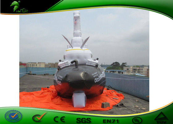 4.5M Long Customized Inflatable Boat , Giant Inflatable Tug Boat For Water Display