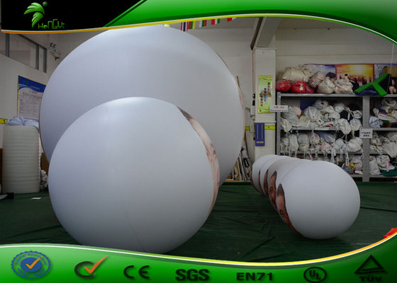 PVC Inflatable Advertising Balloons / Inflatable Helium Balloon With Printing
