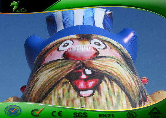 Giant Inflatable Cartoon Characters Advertising Inflatable Grandpa Snowman