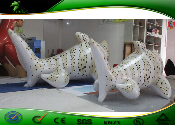 Inflatable Pool Animals Shark , Durable PVC Inflatable Custom Funny Shark