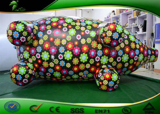 3.5m Long PVC Inflatable Advertising Balloons / Inflatable Flying Helium Pig