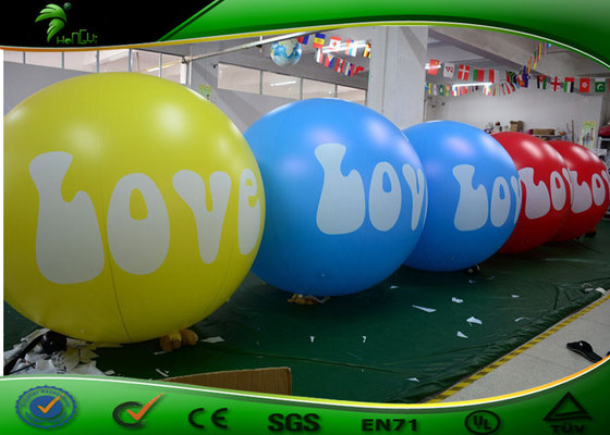 Custom Inflatable Floating Balloon Round Giant Inflatable Balloon For Advertising