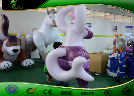 Inflatable Anime Cartoon Toys / Inflatable Sex Girl For Man Double Pvc0.4mm Layers