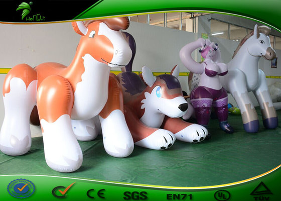 Inflatable Husky Dog / Pony Horse / Inflatable Sexy Girl Animal Cartoon Characters