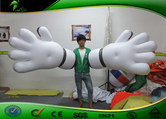 Customized Commercial Inflatable Shapes Big Hands Promotion For Advertising