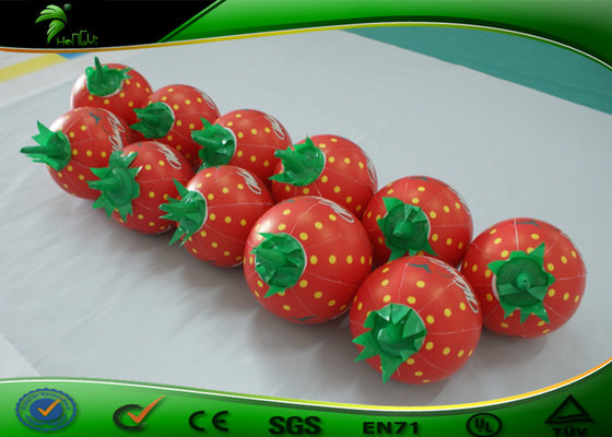 10 CM Custom Inflatable Shapes Balloon / Inflatable Advertising Strawberry