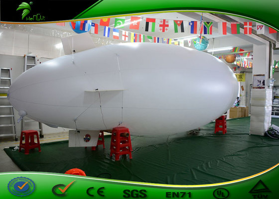 Large Inflatable Advertising Blimps 0.18mm Pvc Inflatable Airplane / Airship