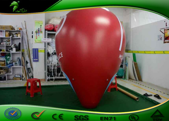Customized Helium Inflatable Advertising Balloon Durable 1m - 6m ROHS Approval
