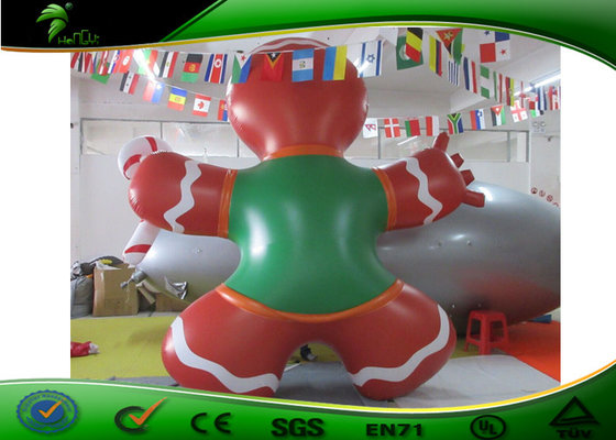 Stronger PVC Inflatable Cartoon Characters 3m Tall Inflatable Shaped Biscuit Man