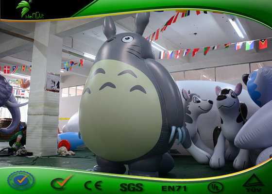Customized Cute Inflatable Cartoon Totoro / Inflatable Japan Animal Cat Toy Model