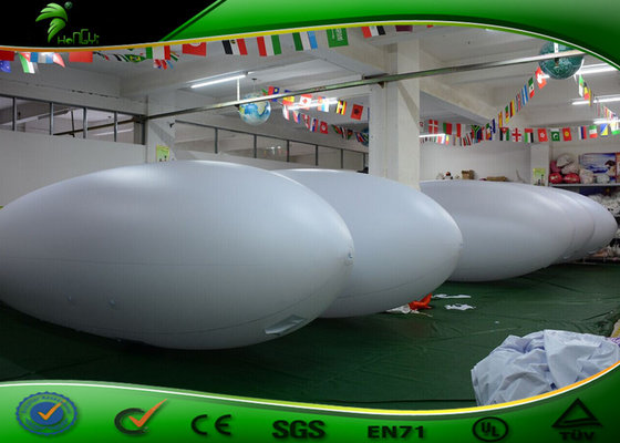 4m Long Customized RC Inflatable Blimp / Remote Control Inflatable Airship With PVC
