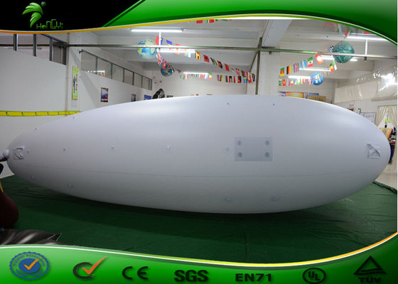 4m Long Customized RC Inflatable Blimp / Remote Control Inflatable Airship With PVC