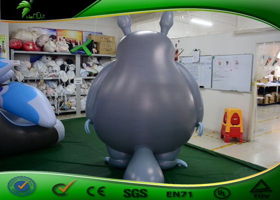 Advertising Inflatables Blow Up Model 2m Tall Cat Totoro Shaped With Smile