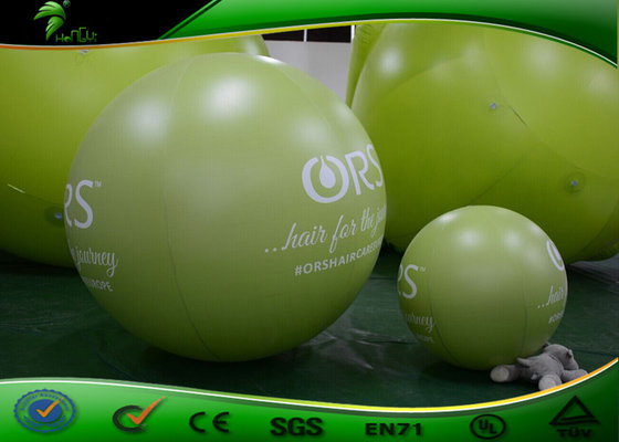 PVC Advertising Inflatable Balloon / Inflatable Sphere Balloon With Logo Print
