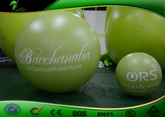 PVC Advertising Inflatable Balloon / Inflatable Sphere Balloon With Logo Print
