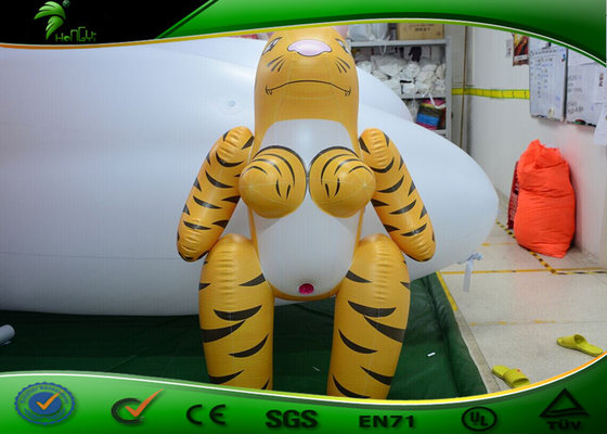 1.5m Tall Inflatable Cartoon Characters Sexy Standing Inflatable Sexy Tiger With SPH