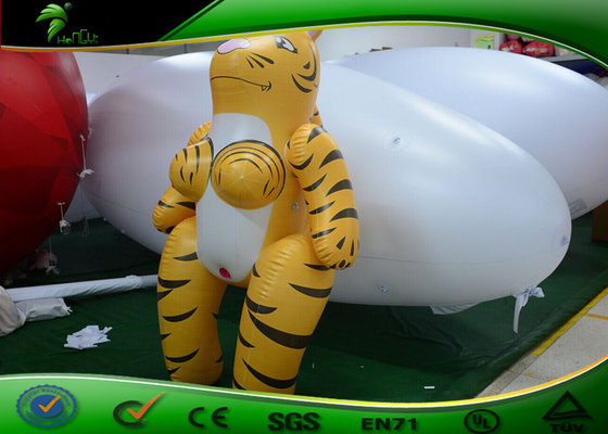 1.5m Tall Inflatable Cartoon Characters Sexy Standing Inflatable Sexy Tiger With SPH
