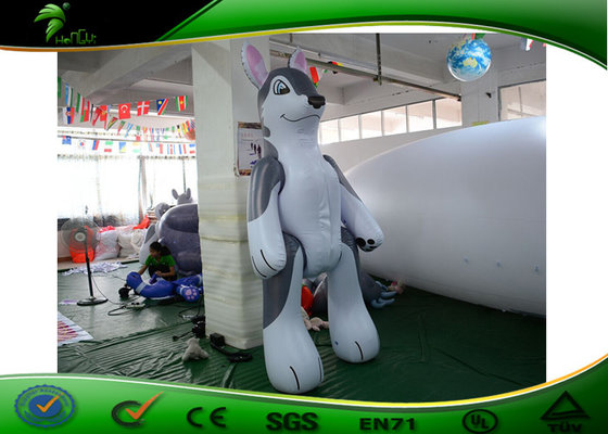 Strong Pvc Tarpaulin Inflatable Cartoon Characters Animal Dog Suit 3 Years Warranty