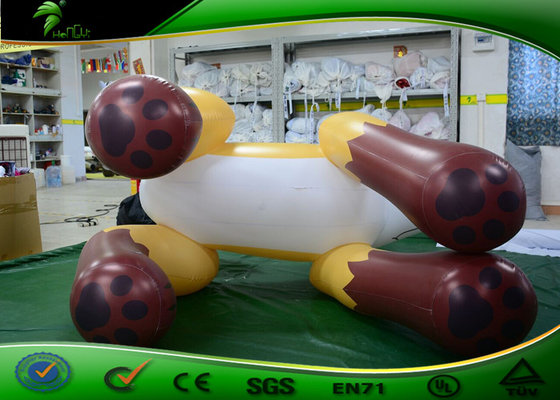 Lovely Orange Bounce Inflatable Model Soft Custom Inflatable Husky Dog For Decoration