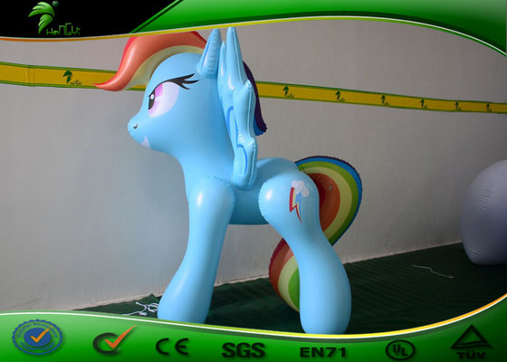 1.5M Blow Up Cartoon Characters Flying Little Horse Inflatable Toys For Kids