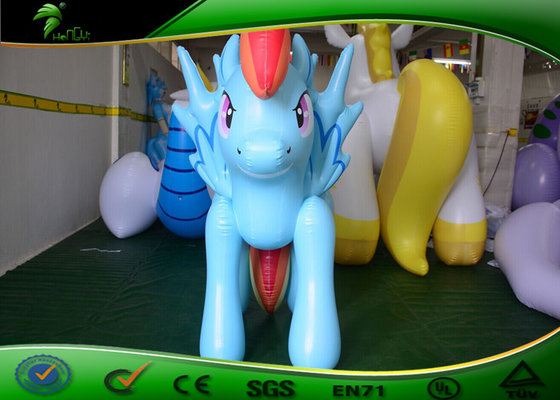 Durable Soft 0.4 PVC Inflatable Little Horse Happy Face Inflatable Toys For Kids