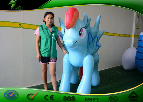 Durable Soft 0.4 PVC Inflatable Little Horse Happy Face Inflatable Toys For Kids