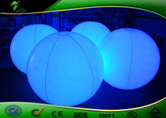 Colorful Advertising Inflatable Lighting Decoration 2m Diameters With Printing