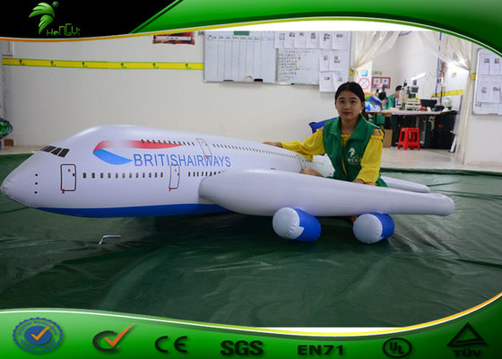 Colorful LED Inflatable Rc Blimp / Airplane Full Printing 3m Long Flying Toy For Kids