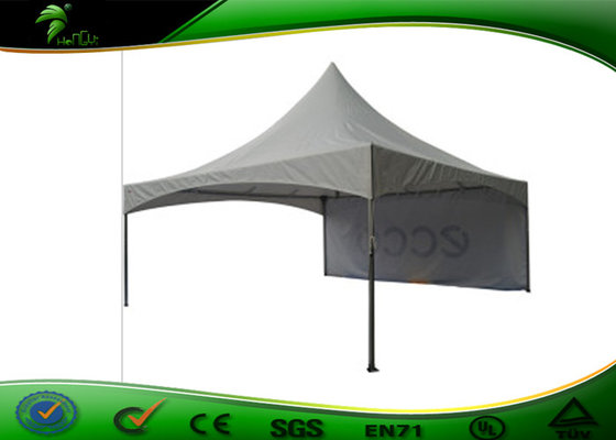 3 * 3M Outdoor White Folding Canopy Tent Durable Windproof For Trade Show / Wedding