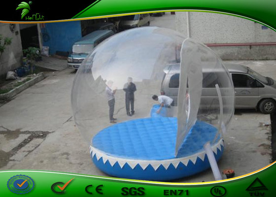 PVC Snow Globe Transparent Inflatable Human Ball For Christmas Decoration