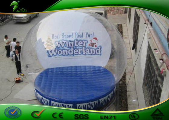 PVC Snow Globe Transparent Inflatable Human Ball For Christmas Decoration