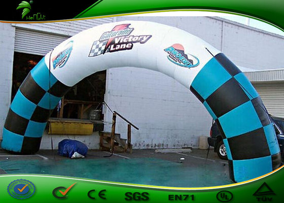 Semi Circle Inflatable Archway / Inflatable Finish Arch For Outdoor Racing Event